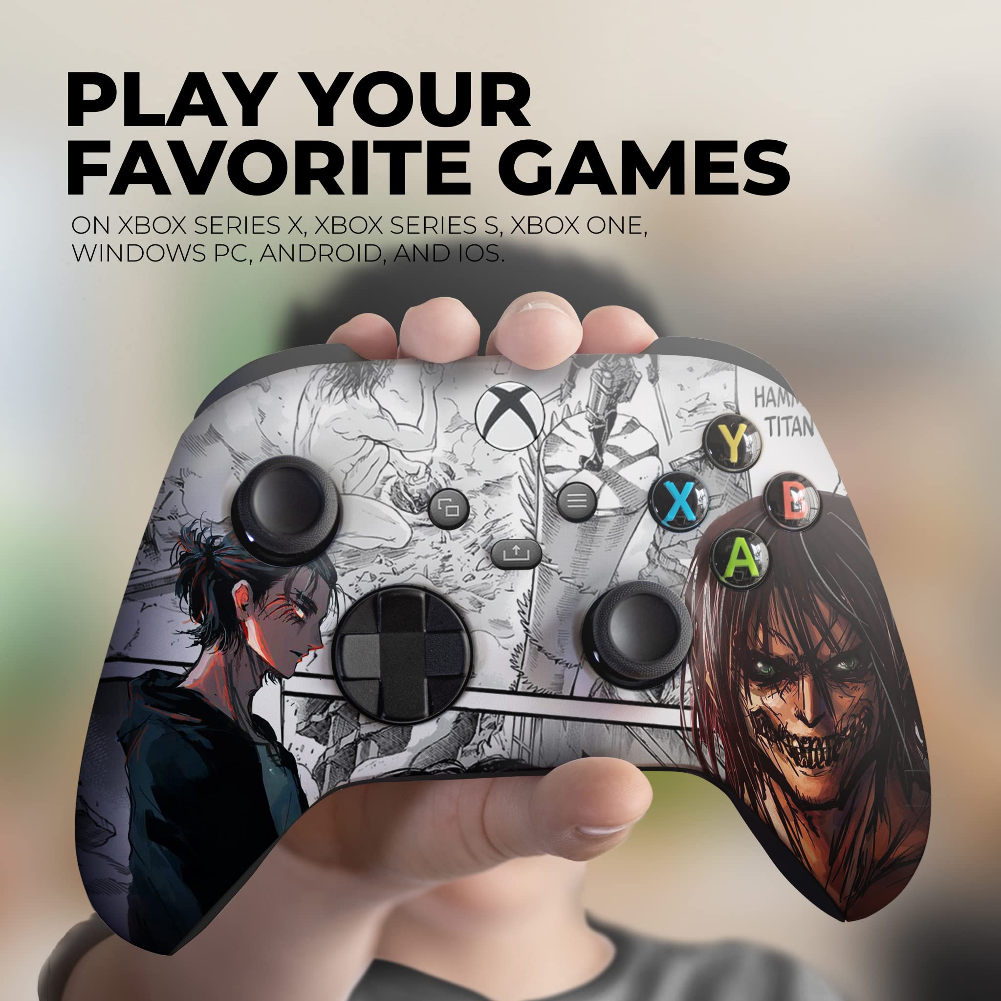 DreamController Assassins Creeed Valhalla Custom X-box Controller Wireless compatible with X-box One/X-box Series X/S Proudly Customized in USA I Permanent HYDRODIP Print(NOT JUST A SKIN)(MODDED)