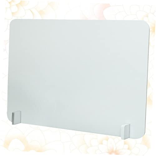 Ciieeo 3pcs Desk Divider Testing dividers Table Privacy Board Privacy Boards Office Desk partition Panels Desk Hutch Office desks Desk Panel Divider tabket Desktop Student Frosted White