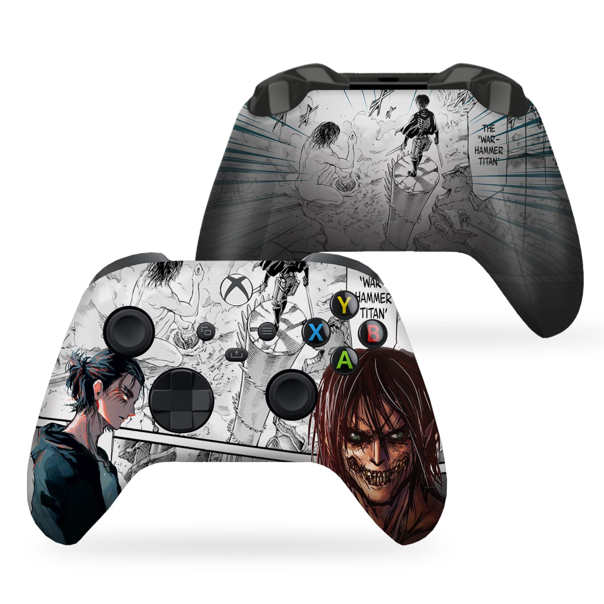 DreamController Captain Americca Custom X-box Controller Wireless compatible with X-box One/X-box Series X/S Proudly Customized in USA with Permanent HYDRO-DIP Printing(NOT JUST A SKIN) (MODDED)