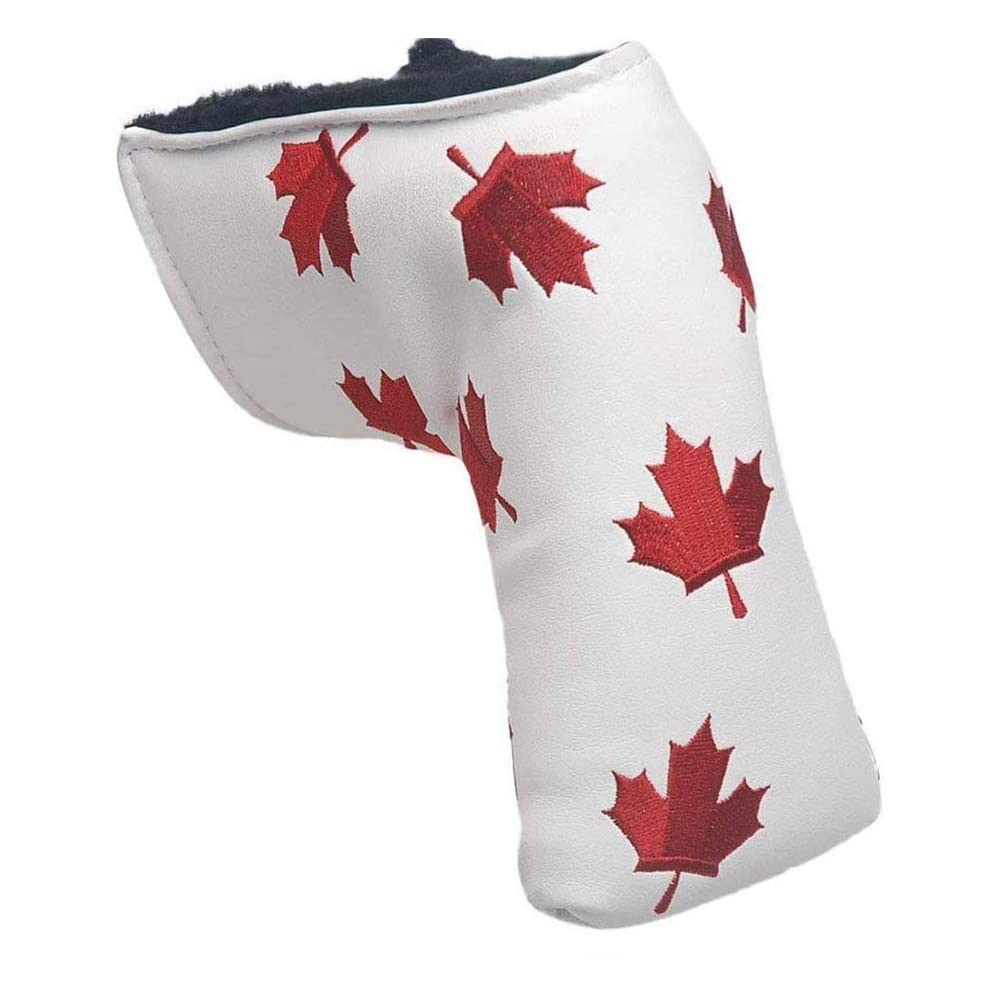 Dark Horse Golf Putter Head Cover headcover Red Maple Leaf Fit All Brands Scotty Cameron Ping TaylorMade Odyssey Callaway Titleist