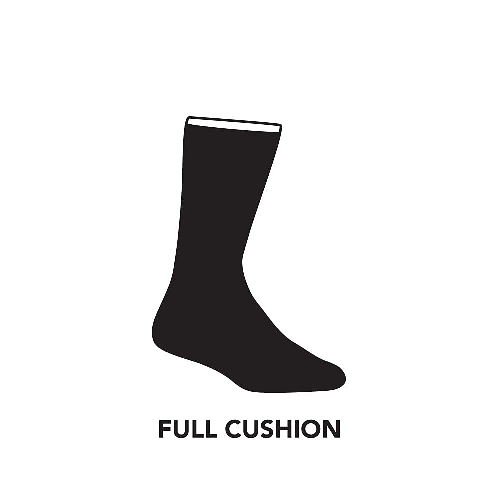 Darn Tough Men's Hiker Book Sock Full Cushion (Style 1405) Merino Wool, Black (X-Large 12.5-14.5) - 6 Pack
