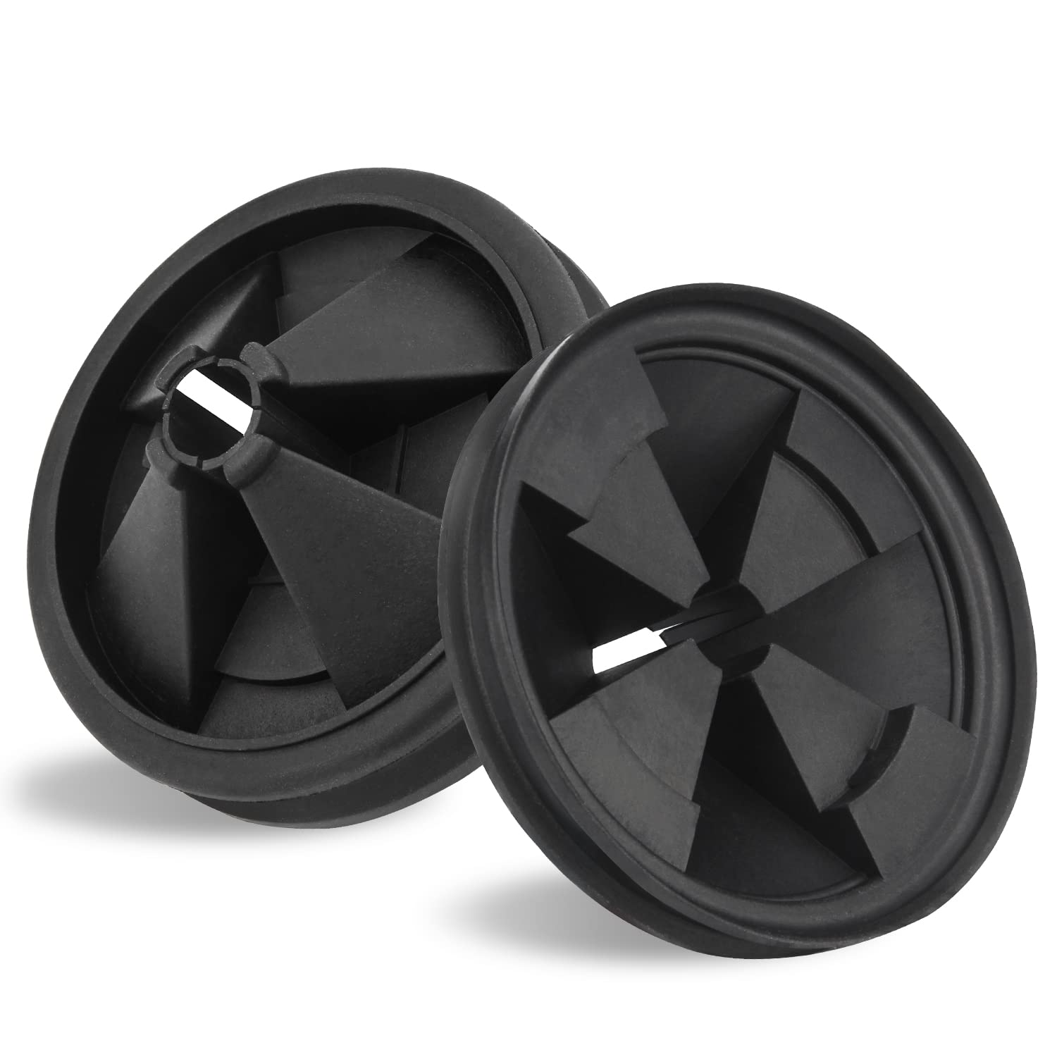 Garbage Disposal Splash Guards, 3 3/8" EPDM Rubber Drain Insert for InSinkErator Evolution Series 2023 Upgraded Rubber QCB-AM Sink Disposal Splash Guard(2-Pack)