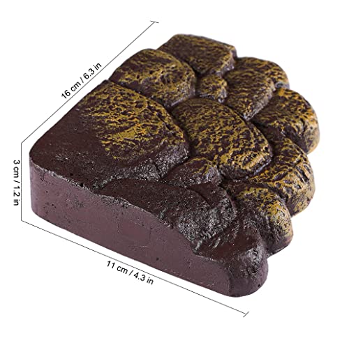 Turtle Floating Island for Aquarium or Terrarium - Made from Premium Non-Toxic Resin, Perfect for Frogs, Toads, Lizards, Turtles and Other Little Critters. Medium Size