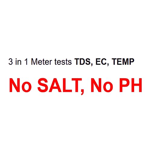 Hofun TDS Meter, 3 in 1 TDS, EC & Temperature Meter, Accurate & Reliable PPM Meter, Digital Water Testing kits for Drinking Water Quality, Tap, Well, Swimming Pool, Aquarium, RO/DI System, Hydroponics