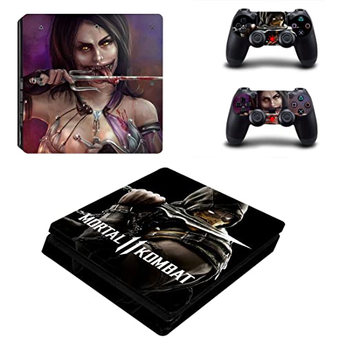 For PS5 DISC - Game Ninja Mortal Best War Kombat X PS4 or PS5 Skin Sticker For PlayStation 4 or 5 Console And Controllers Decal Vinyl DUC-2054