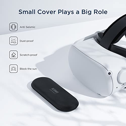 KIWI design VR Facial Interface Bracket with Anti-Leakage Nose Pad and Lens Protector Compatible with Valve Index Accessories