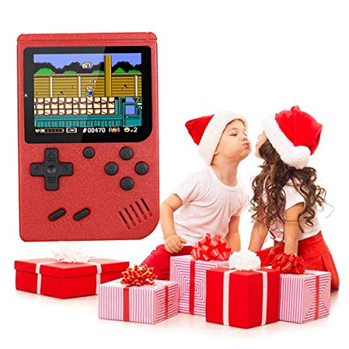 RFiotasy Retro Game Machine Handheld Game Console with 400 Classical FC Game ConsoleĀ Support for Connecting TV Gift Birthday for Kids and Adult (ZJ-red)