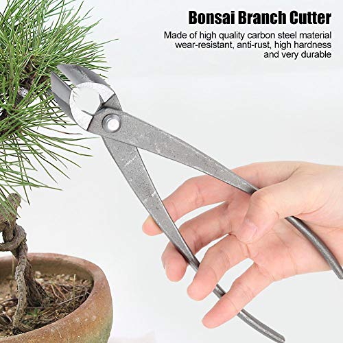 Garden Clippers, Bonsai Pruner Garden Pruning Shear Branch Cutter with Concave Spherical Cutout for Reducing Healing Scars