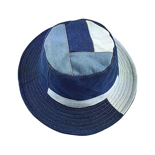 Denim Bucket Hats Unisex Trendy Summer Beach Sun Hats for Women Men Lightweight Packable…