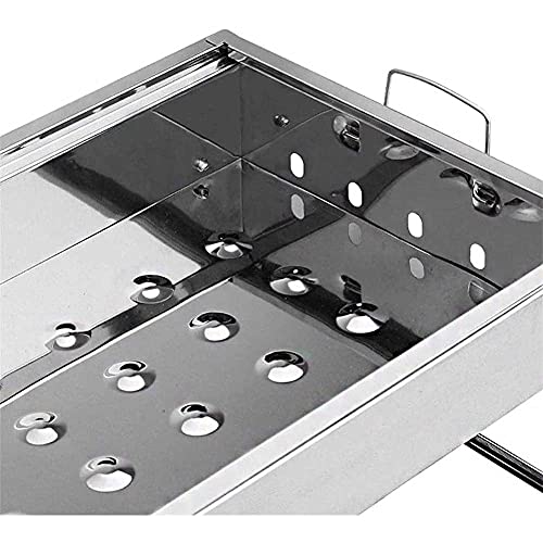 Lapden Folding Portable BBQ Grill Charcoal Barbecue Grill Outdoor Camping Picnic Burner Foldable Charcoal Camping Barbecue Oven