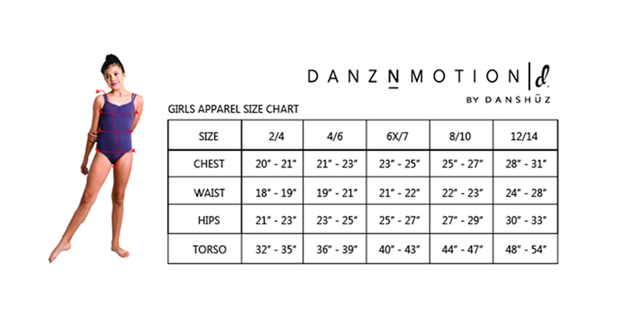 DANZNMOTION by Danshuz Girl's Plush Halter Leotard (Black, 4-6) - 2465C