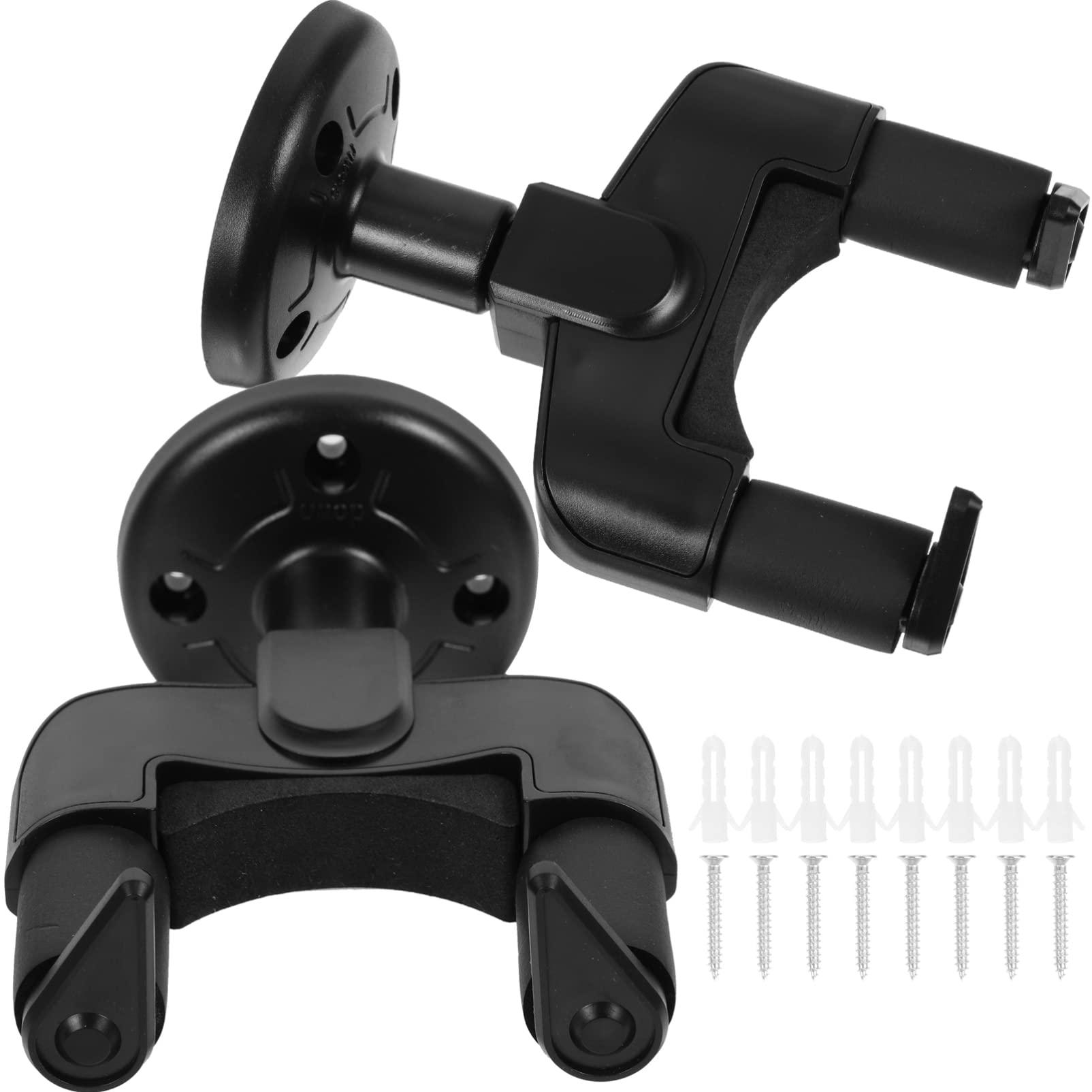 ERINGOGO 2 Sets Violin Hook Erhu Hanger Guitar Wall Mount Ukulele Stand Support Banjo Stand Guitar Neck Bracket Guitar Rest Bass Guitars Wall Mount Guitar Rack Iron Wall-mounted Cage