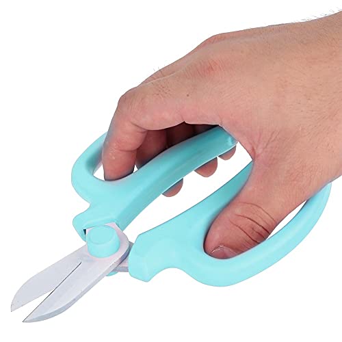Garden Pruning Shears, High Carbon Steel Garden Pruning Shears Thick Branches Scissors Bonsai Tools Traditional Bonsai Scissors(blue)