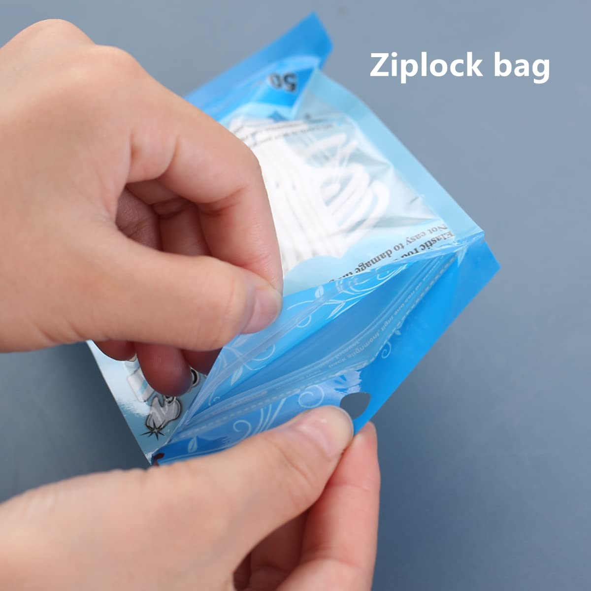 Dental Flosser Teeth Floss Picks - Elastic Floss Stick Tooth Flossing Pick with Toothpick Tail for Children Adults 50 Count