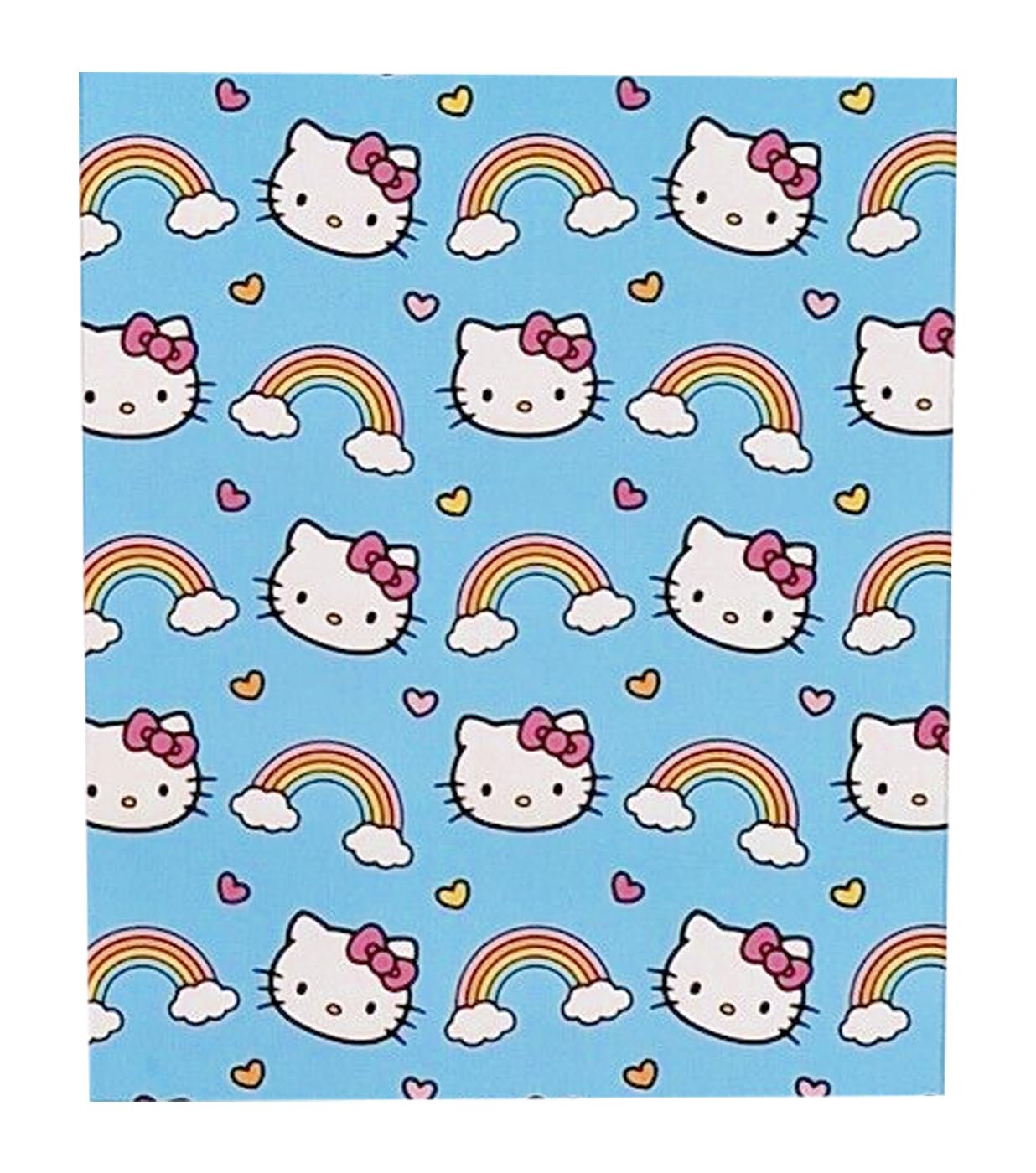 Jay Franco & Sons, Inc. Hello Kitty Blankets and Throws (Grey Plaid with Hello Kitty, Full/Queen (90"x90"))