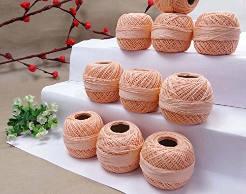 S2J Lot of 10 Pcs Cotton Thread Anchor Crochet Tatting Embroidery Ball Yarn