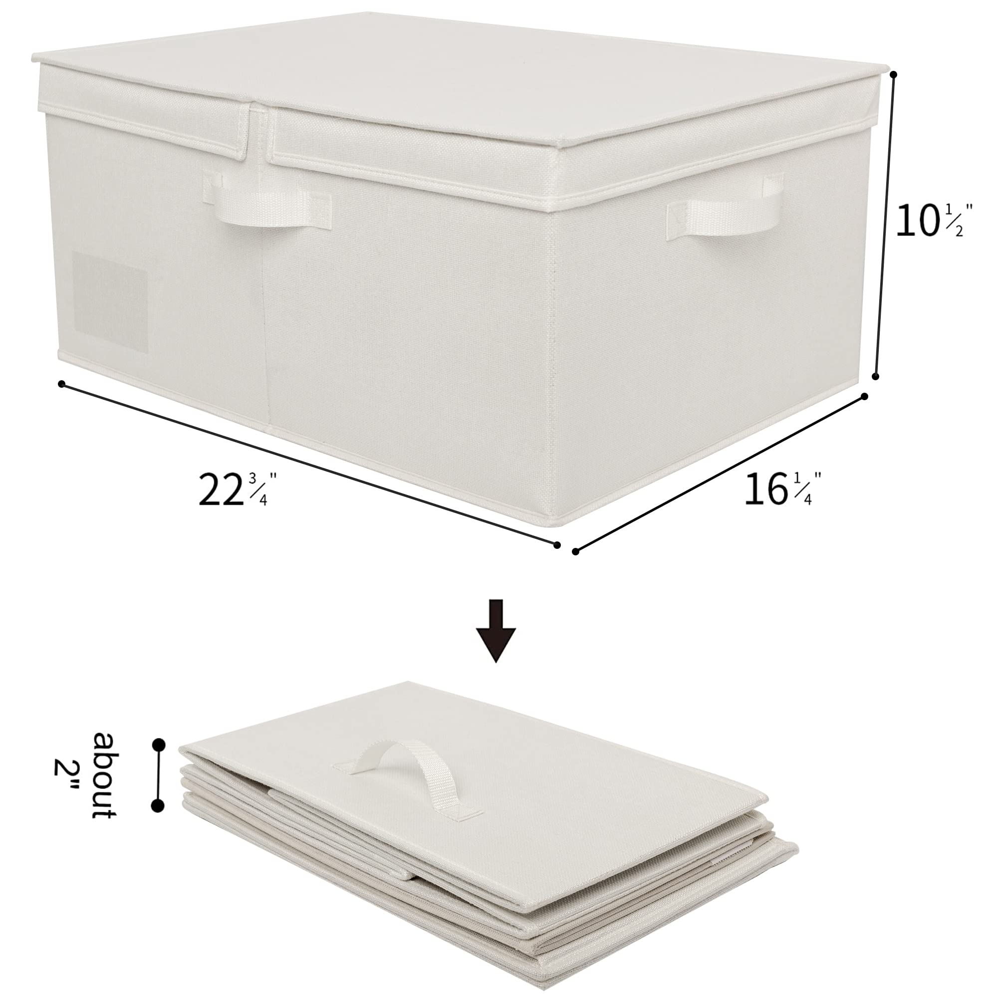 GRANNY SAYS Bundle of 1-Pack Jumbo Storage Bins with Lids & 1-Pack Hanging Storage Shelves