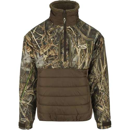 Drake Waterfowl LST Guardian Flex™ Double Down Eqwader™ 1/4 Zip Realtree Timber XLarge