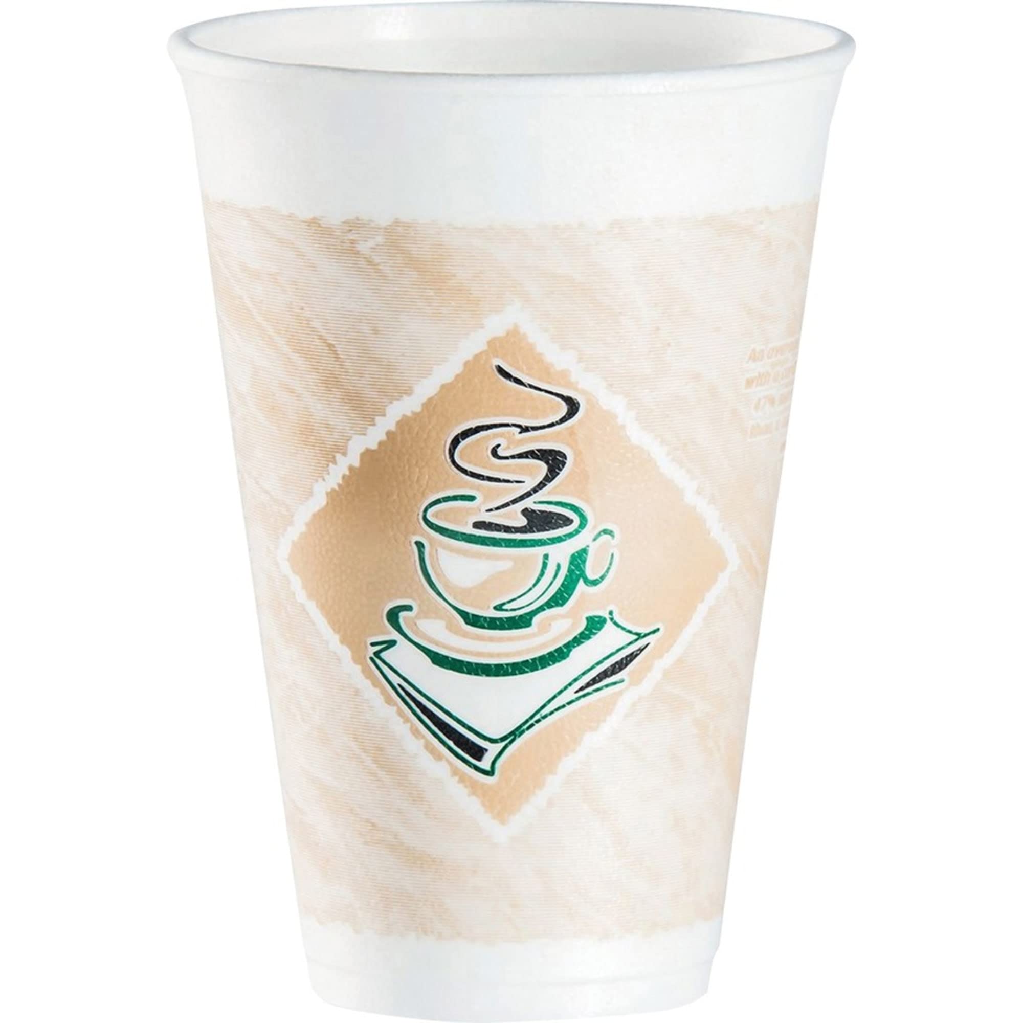 Dart 16X16G 16 oz Cafe G Foam Cup (Case of 1000)