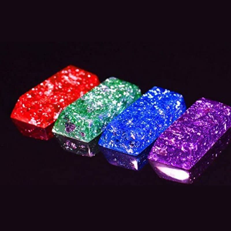 Gaming Keycaps Hand Made Resin Artisan Personality Key Cap Gaming Mechanical Keyboard DIY 1pcs (Orange,Space)