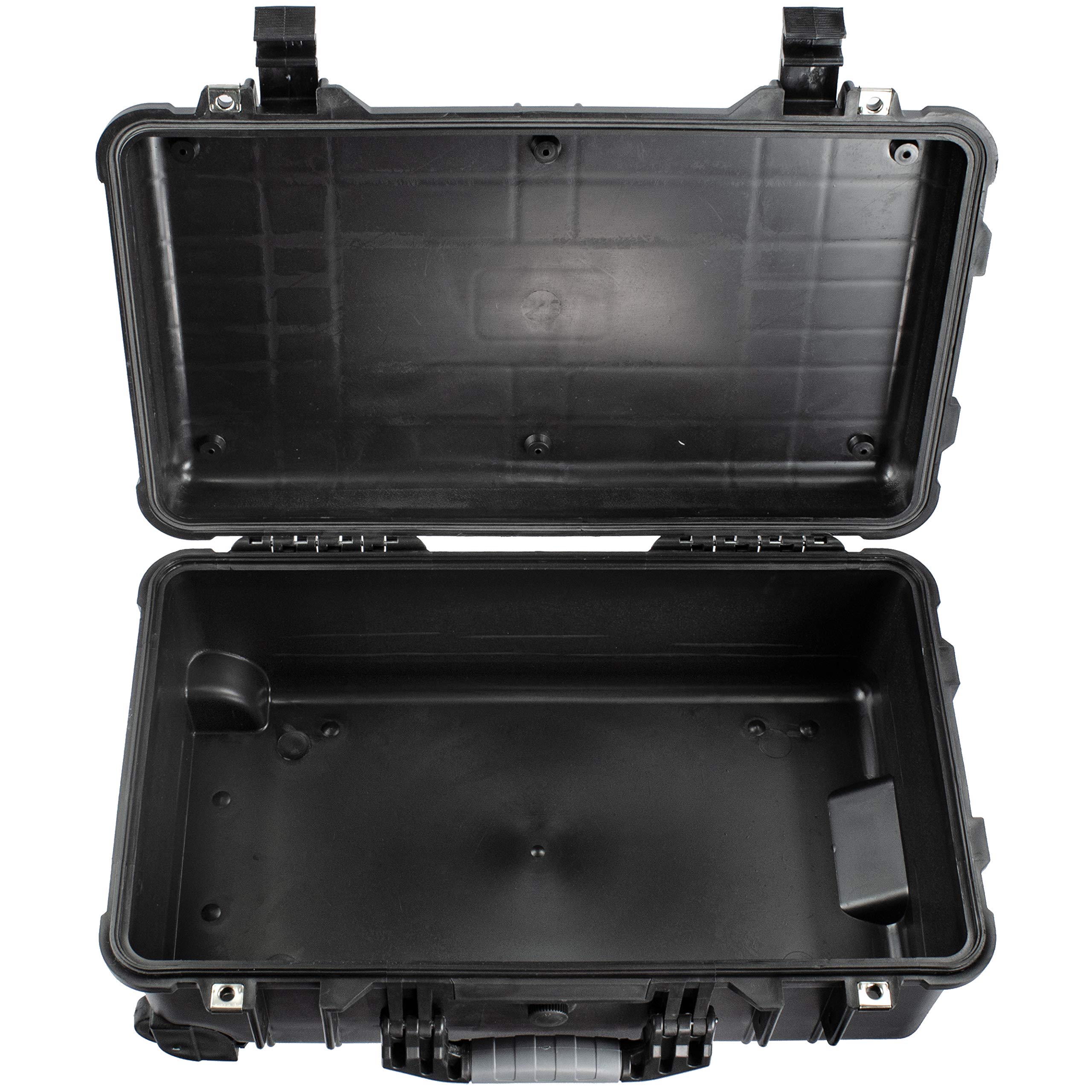Eylar 22" Carry-On Travel Roller Gear, Camera, Tools, Equipment Hard Case Waterproof w/Foam Black