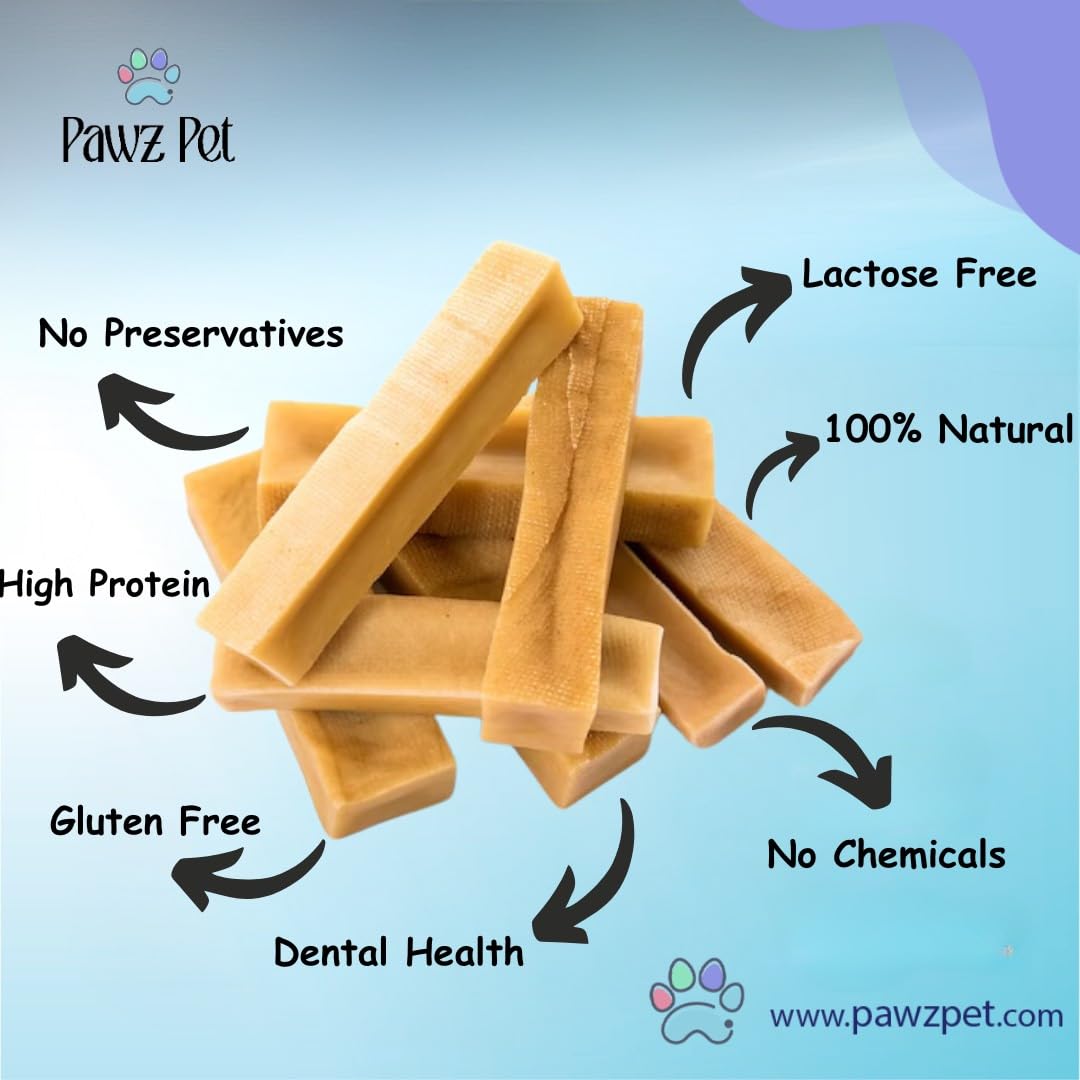 Himalayan Yak Chews for Dogs β 100% Natural & Healthy Yak Cheese Chews - Medium (3 Pack) Dog Cheese Sticks - Gluten-Free High-Protein Premium Yak Bones for Dogs - Perfect for Long-Lasting Chewing