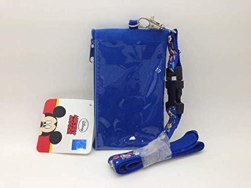 Disney Lanyard & ID Holders with Coin Purse (Blue Mickey)