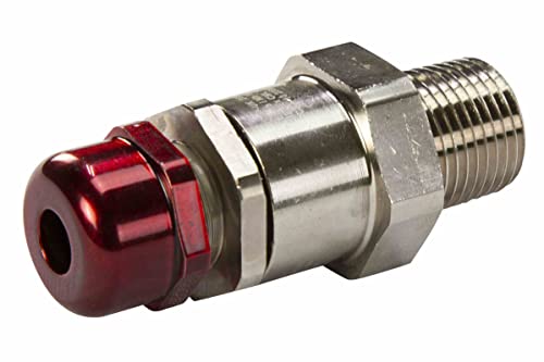 Explosion Proof Cable Gland 3/4" NPT Nickel Plated Brass 0.24-0.46" OD C1D1 ATEX IEC Ex N4X