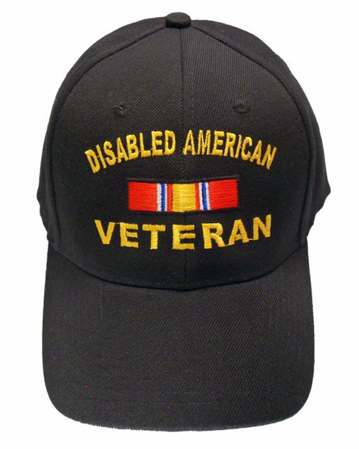 DAV Cap Disabled American Veteran Baseball Cap Black Hat Army Navy Marine Air Force Man or Woman Vet