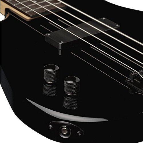 Dean E09 Bass Guitar, Left Handed - Classic Black
