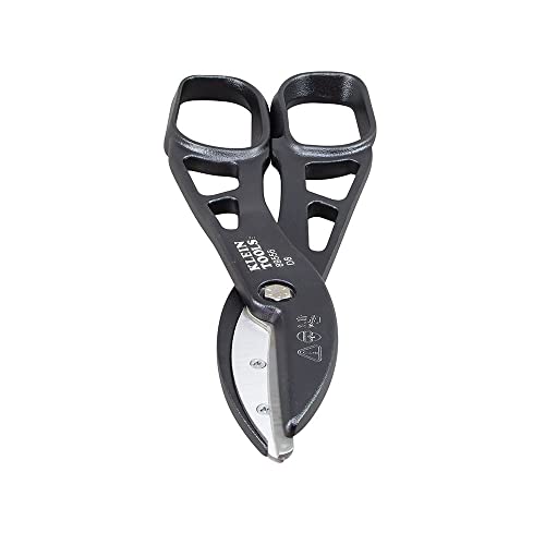 Klein Tools 89556 Metal Cutter, Tin Snips Cut Tin, Copper, Aluminum, Vinyl, Steel and Stainless Steel, 12-Inch