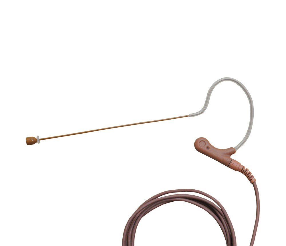 U-Voice UVS70D-SH4-CC Detachable Mini Headset Microphone for Shure (Cocoa Color)