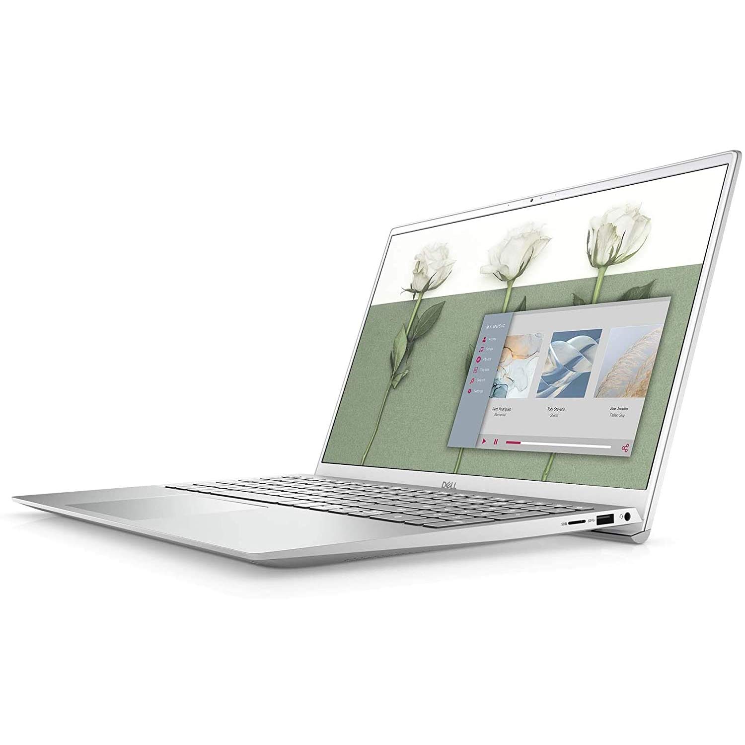 Dell Inspiron 15 5505 15.6β FHD Thin and Light Laptop, AMD Ryzen 5 4500U 6-Core Processor, 8GB Memory, 256GB SSD, Backlit Keyboard, HDMI, Finger Print, WiFi 6, Webcam, Windows 10, Platinum Silver