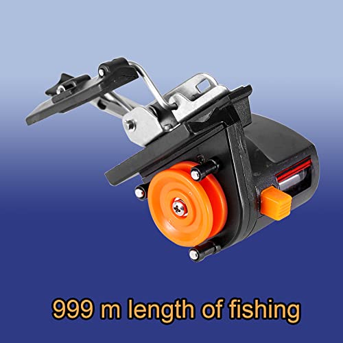 Fishing Line Counter, Portable Tackle Display Length Gauge Tackle Tool Compact Line Spooling Length Gauge Accessories for Fishing Line Counter Spooling and Trolling