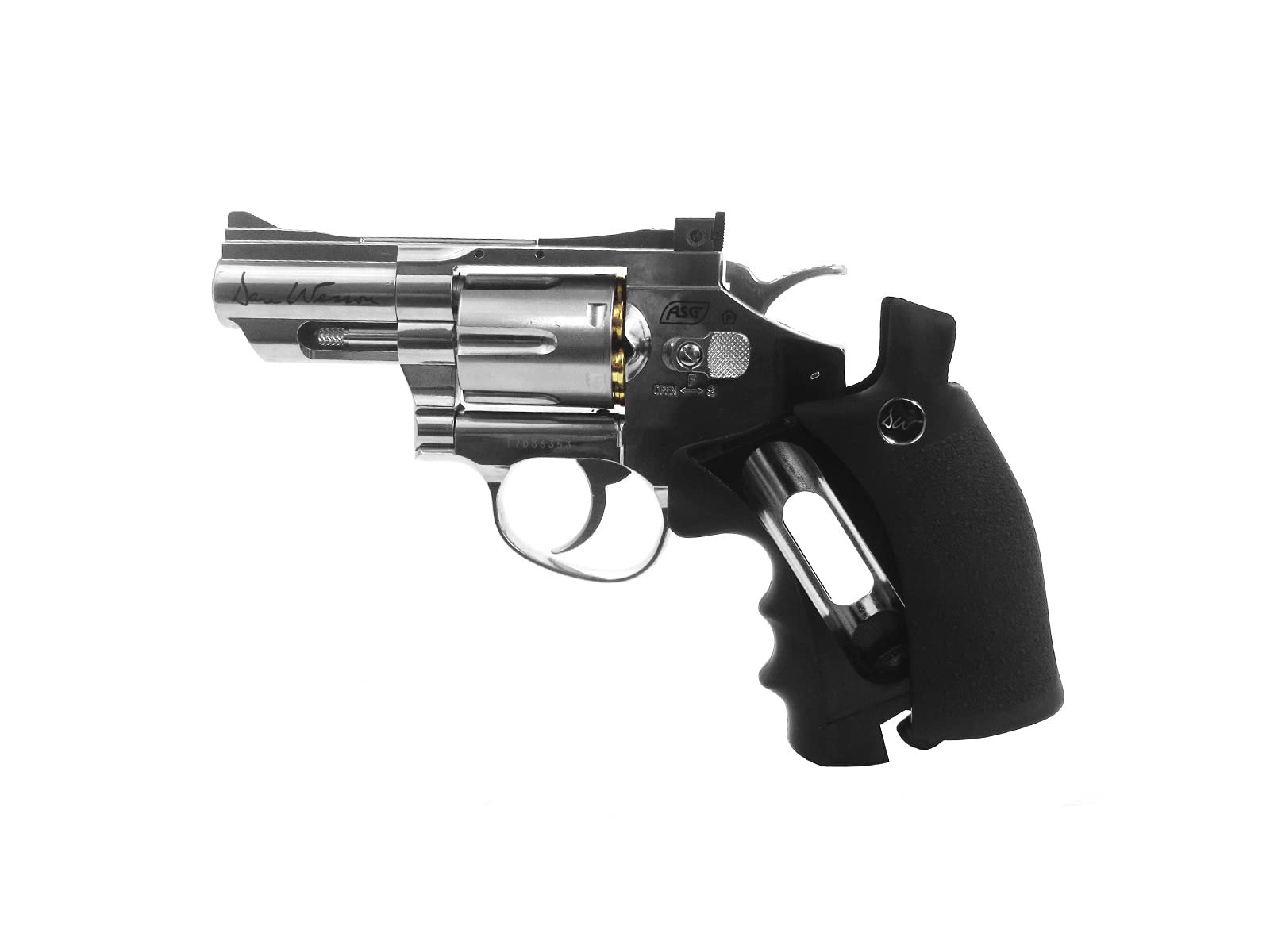 Dan Wesson ASG 2.5" CO2 Powered Air Revolver, Silver