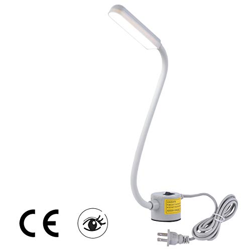 COB 30 LED Sewing Machine Light Kit Portable Work Light LED Light Flexible Gooseneck Lamp with 4W 130lm/W 120 Beam Angle Magnetic Mounting Base Desk Lamps for Quilting Work Sewing Machine Table Lathe