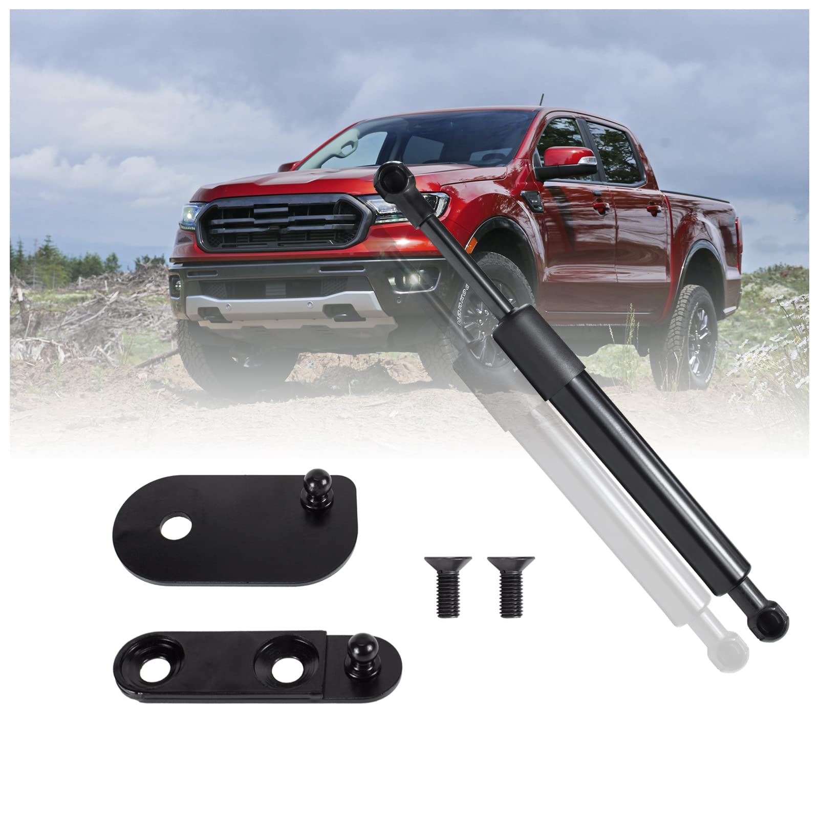 Esploratori for Ford Ranger Tailgate Assist, Truck Tail Gate Lift Assist Tailgate Shock Compatible with Ford Ranger 2019 2020 2021 2022, Ford Ranger Accessories, DZ43206