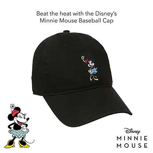 Disney Minnie Mouse Baseball Cap, Black Bow