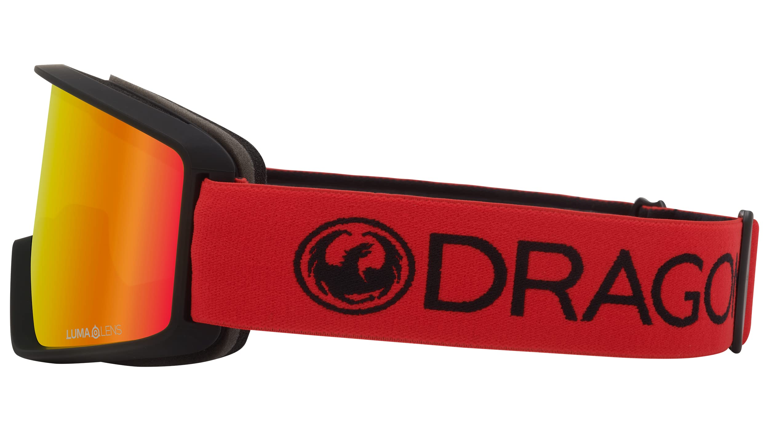 Dragon Unisex DXT OTG Snow Sport Goggle - Saffron Lite Frame | LL Red Ion Lens