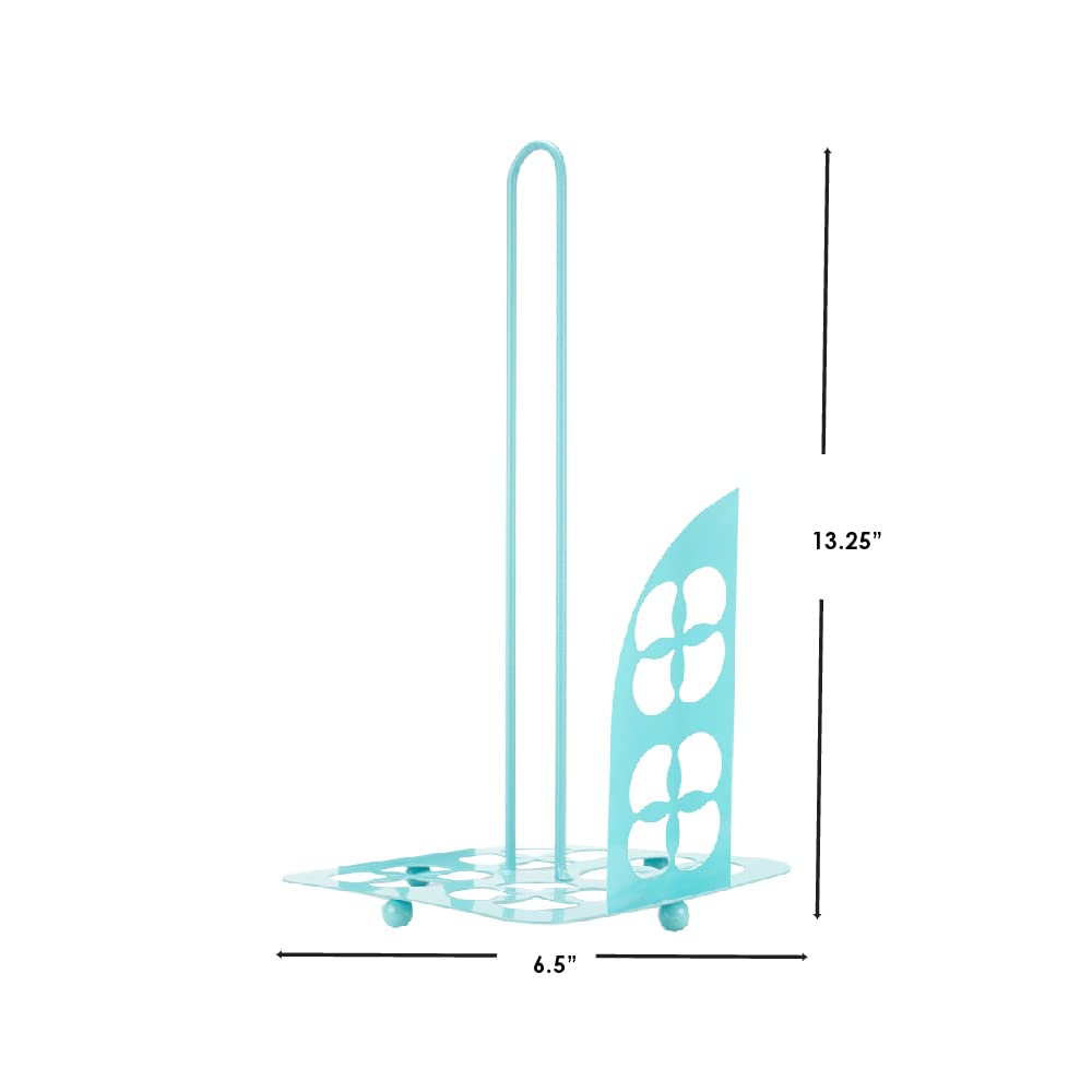 Home Basics Trinity, Turquoise Paper Towel Holder
