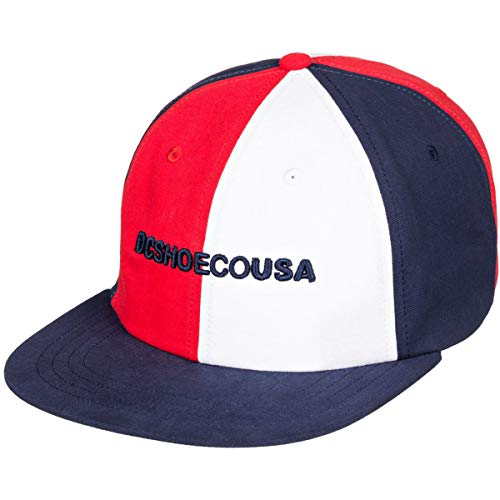 DC Men's Skate Block HAT, Racing Red, 1SZ