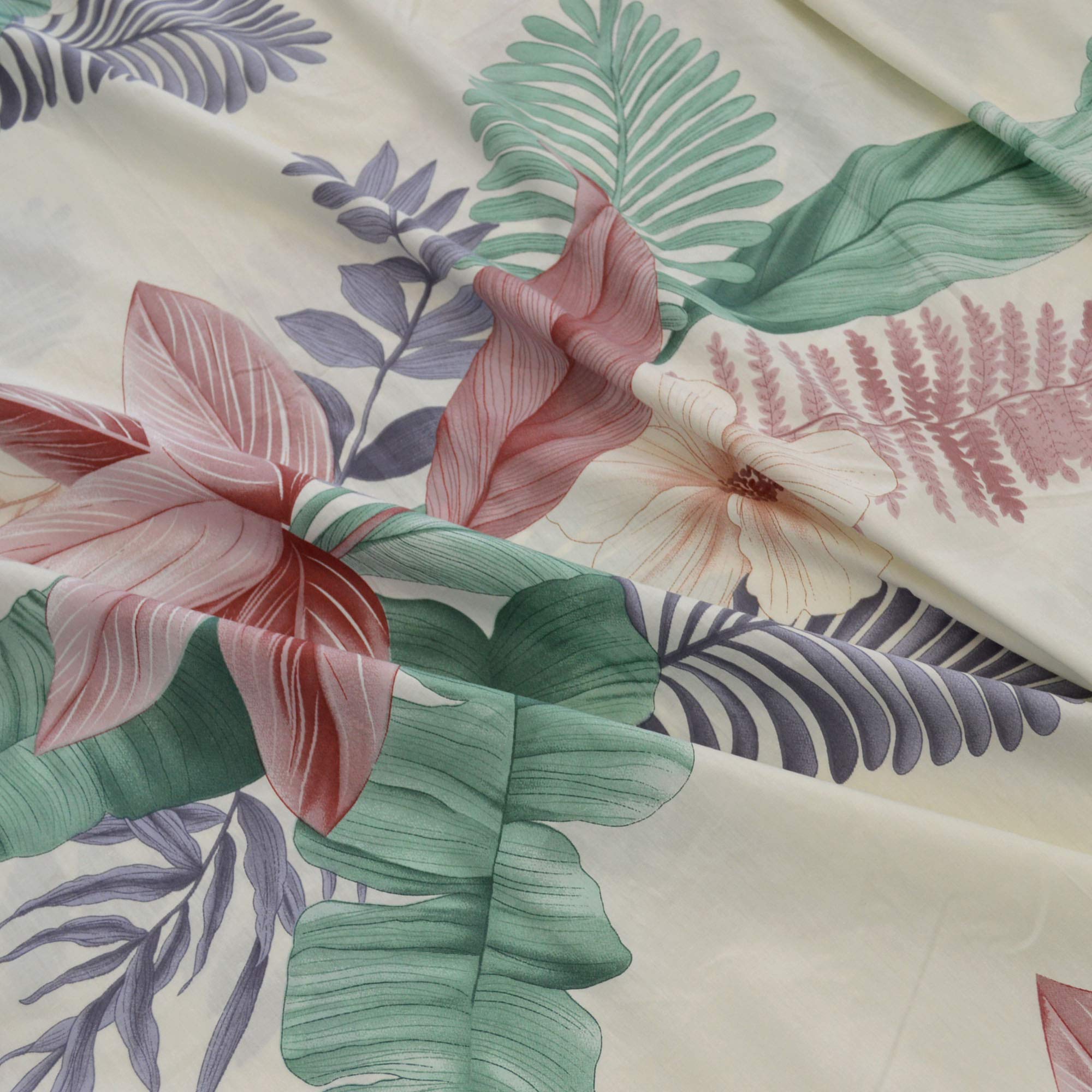 Essina King Sheet Sets 4pc, King Size Deep Pocket Fitted Sheet, Cotton 620 Thread Count, Boho King Sheets, Wild Bloom