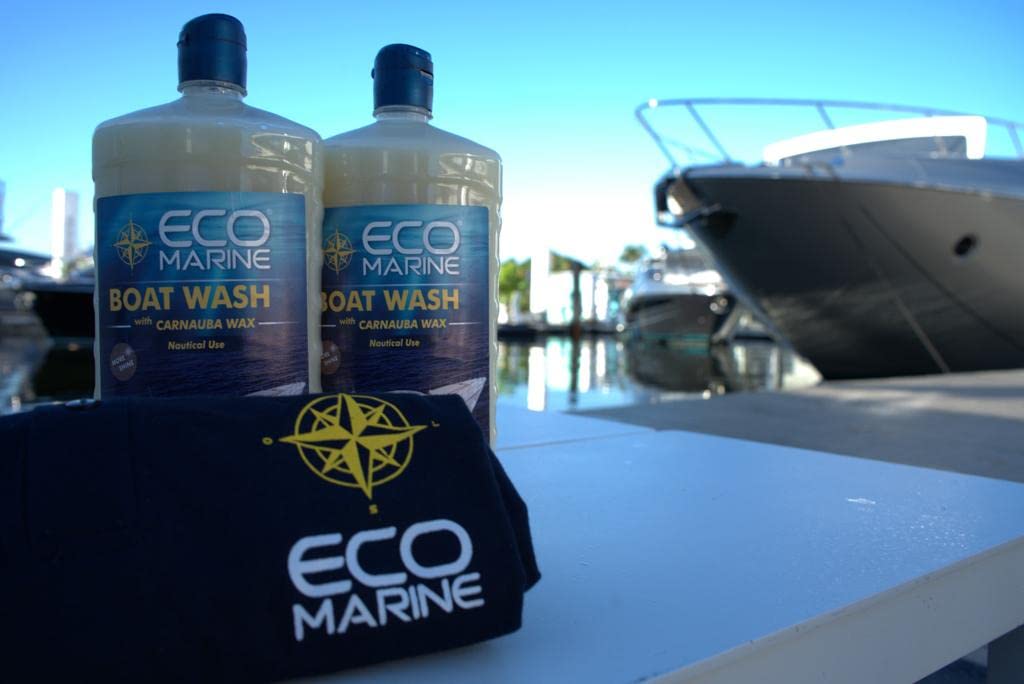 ECO MARINE Premiun Boat Wash with Carnauba Wax, 32 fluid ounces