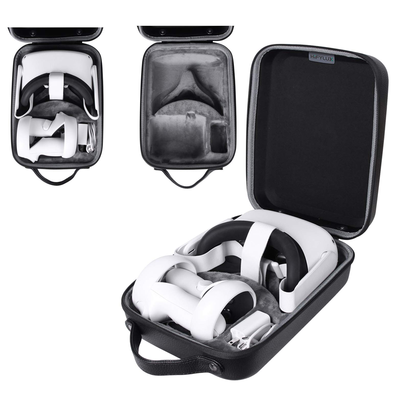 Darkhorse Hard Travel Case Storage Bag Compatible with Oculus Quest 2 VR Headset System