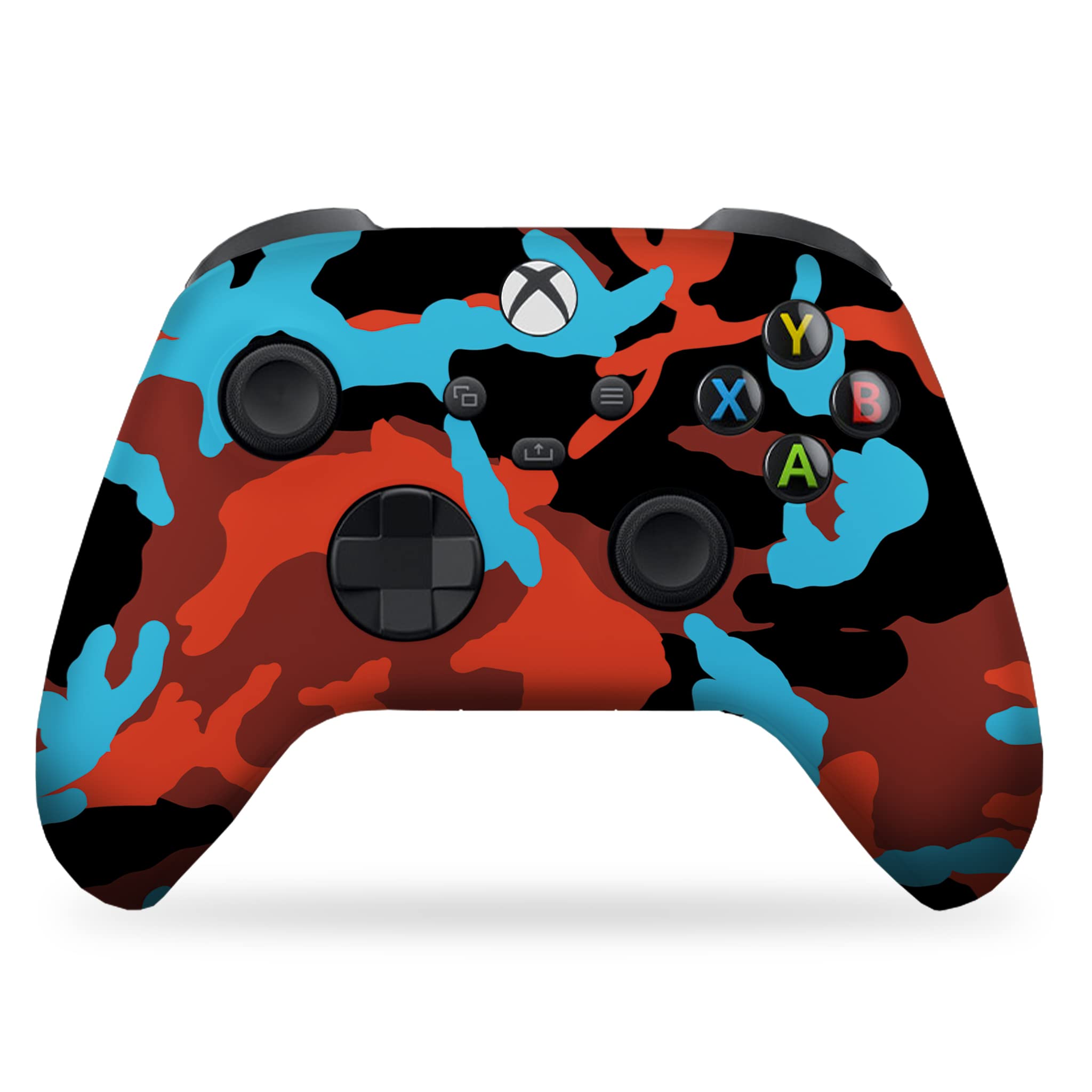 DreamController Blue Bloood Camo Custom X-box Controller Wireless compatible with X-box One/X-box Series X/S Proudly Customized in USA with Permanent HYDRO-DIP Printing (NOT JUST A SKIN)