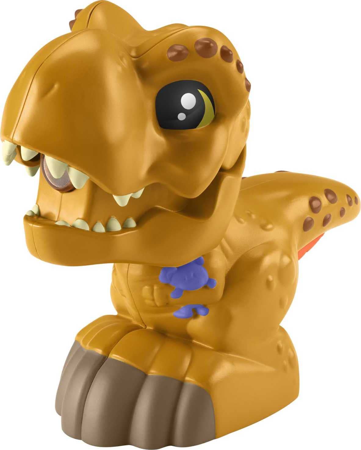 Fisher-Price Jurassic World Explorers Dinosaur Toy with Light and Sounds, Roarin’ T. Rex Light for Preschool Kids Age 3+ Years