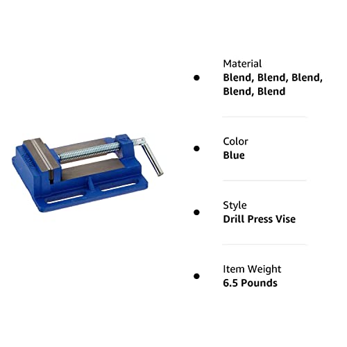 IRWIN Drill Press Vise, 4.5β Jaw Capacity, Ultimate Durability, Slotted Base (226340)