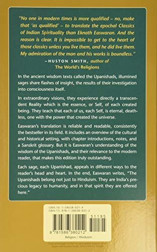 The Upanishads (Easwaran's Classics of Indian Spirituality Book 2)
