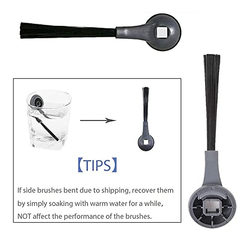 Sionlan 10 Pack Side Brushes Replacement Part Compatible with Shark ION Robot IQ R101AE (RV1001AE), IQ R101 (RV1001), RV1000 Vacuum Cleaner Accessory Parts Vacuum Cleaner Replacement Parts…