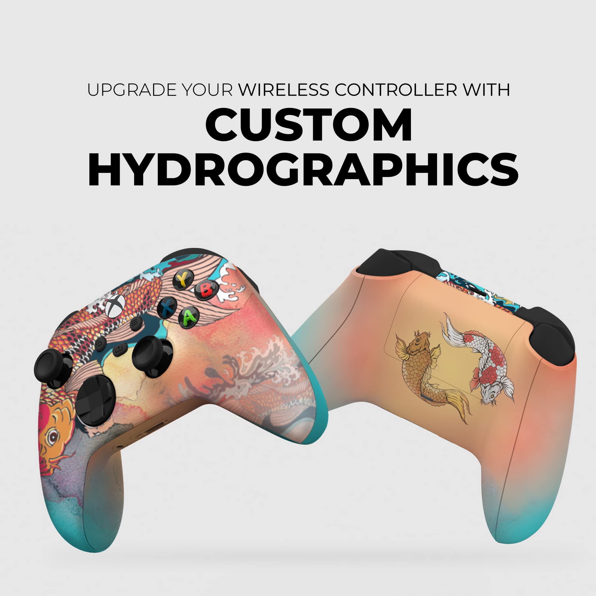 DreamController M Illustrations Custom X-box Controller Wireless compatible with X-box One/X-box Series X/S Proudly Customized in USA with Permanent HYDRO-DIP Printing(NOT JUST A SKIN) (MODDED)
